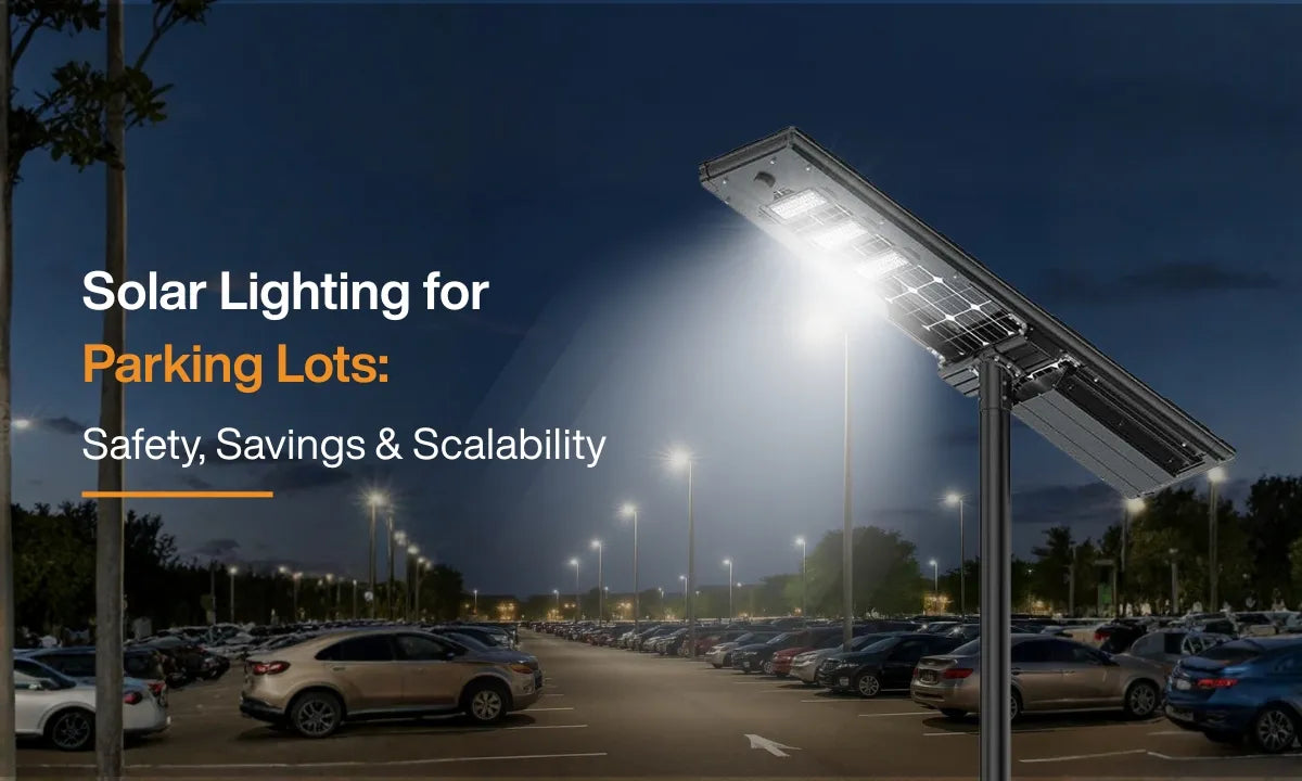 Solar Parking Lot Lighting | Safe, Scalable & Cost-Saving Illumination ...